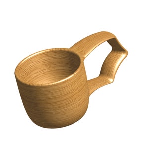 Kuksa Template Guksi Template Wooden Cup Drawing File for - Etsy