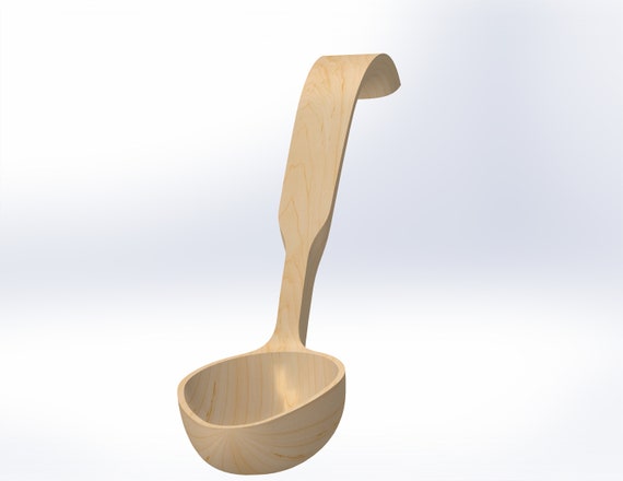 Wooden Spoon Template Wood Carving Template File for 3D - Etsy
