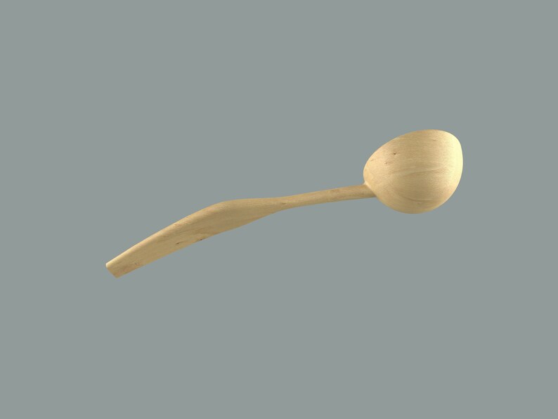 Wooden Spoon Template, Wood Carving Template, File for 3D Print and CNC ...