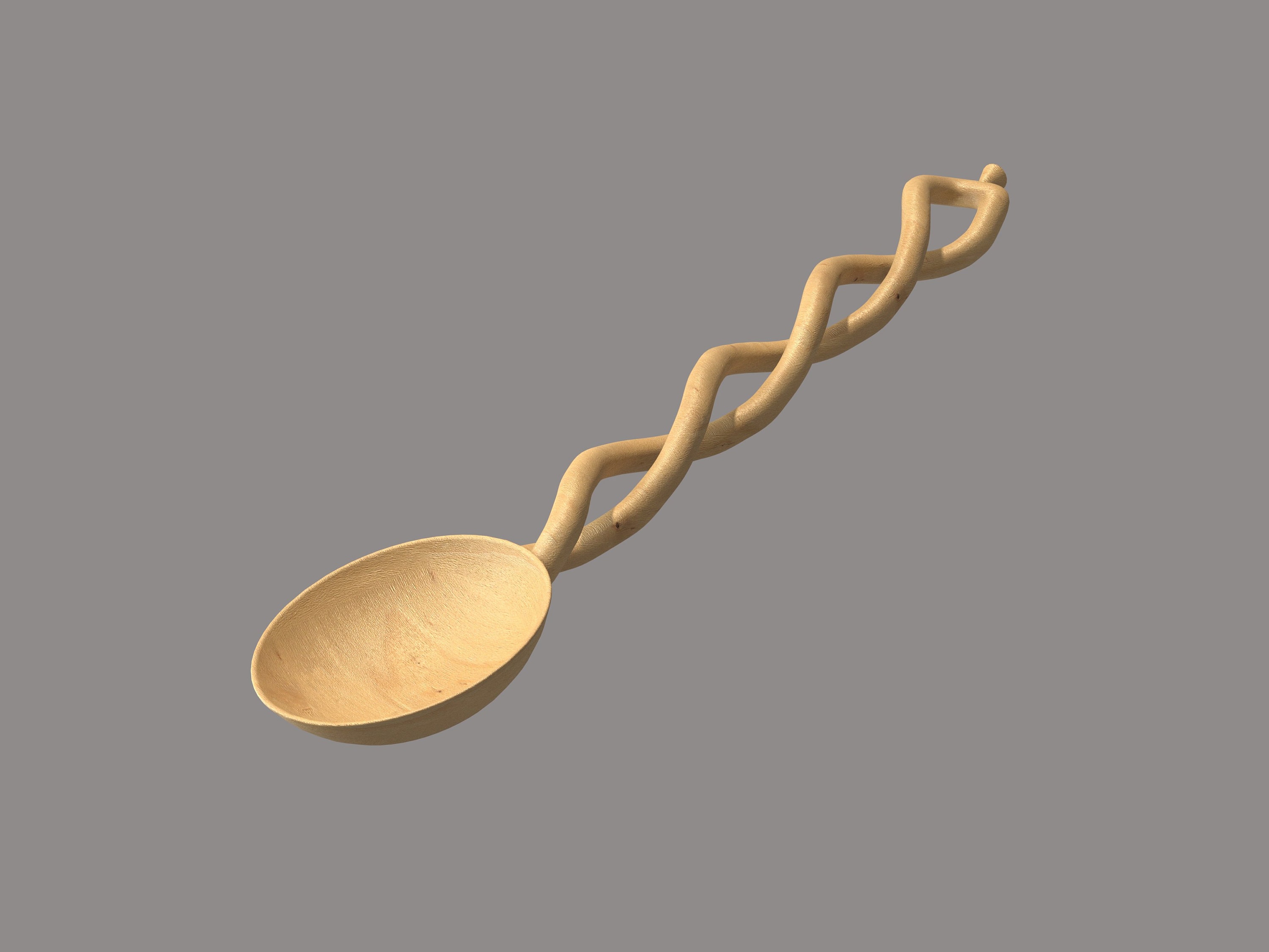 Wooden Spoon Template: Carving File for 3D Print & CNC (stl, Pdf, Ai ...