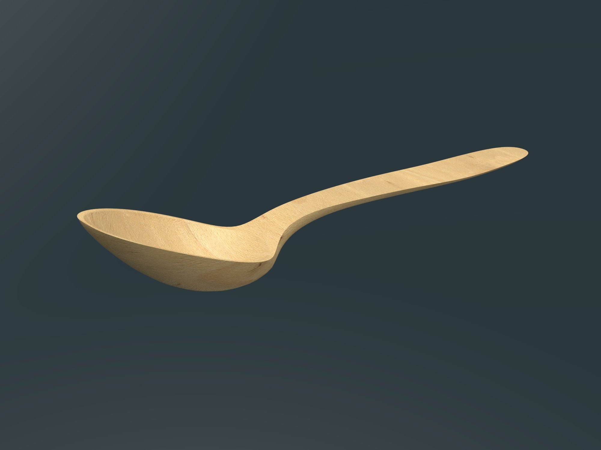 Wooden Spoon Template, Wood Carving Template, File for 3D Print and CNC ...