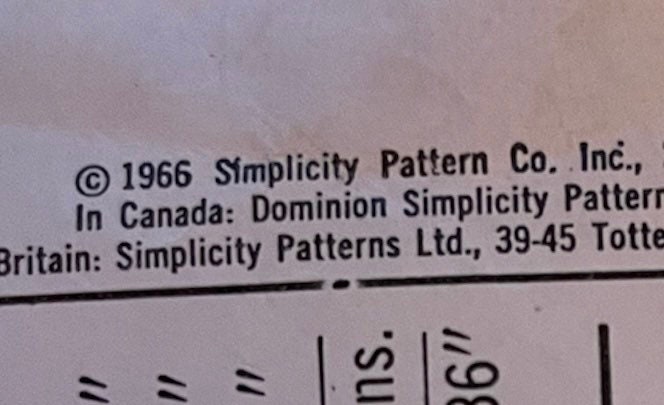Vintage Sewing Pattern/vintage 1960s Simplicity Sewing Pattern 6492 ...