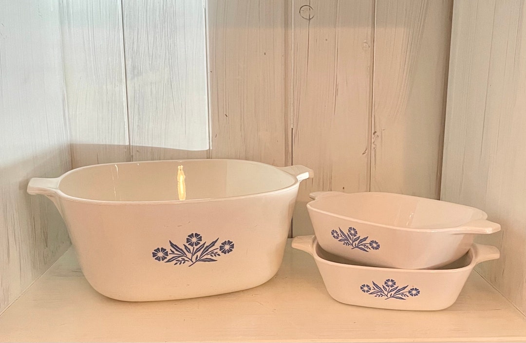 1950s Vintage Corning Pyroceram A-17 Casserole Dish Blue - Etsy