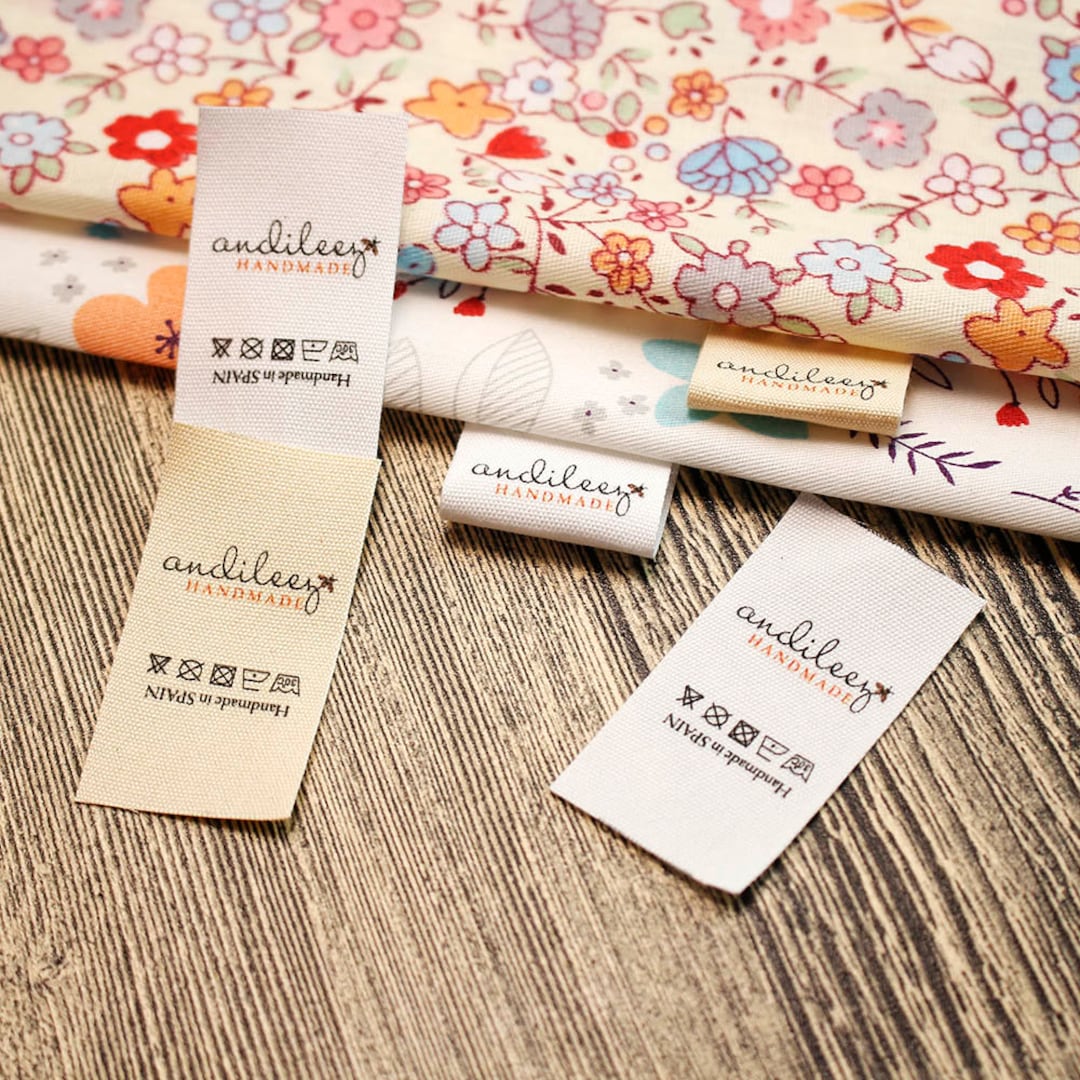 25*50mmcotton With Logo or Text Sewing Accessori Label,custom Clothing ...
