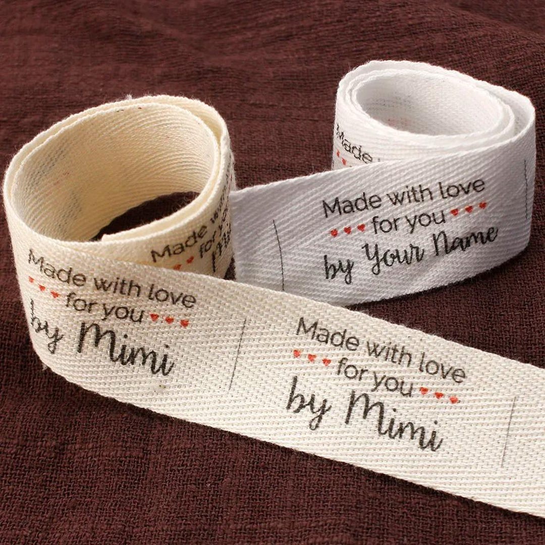 25x50mm,cotton Twill Webbing,flat or Folded Labels,tags for Knitted ...