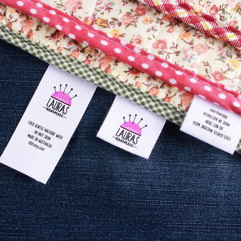 30x80 Mm Cotton With Logo or Text Sewing Accessori Label,tags for ...