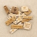 50 Pcs Custom Wood Tags, Wooden Labels, Knitting Labels, Name Tags ...