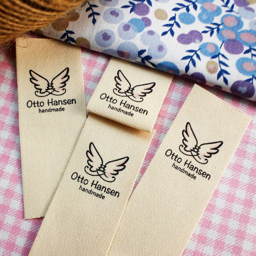 25*70mm Cotton With Logo or Text Sewing Accessori Label,tags for ...