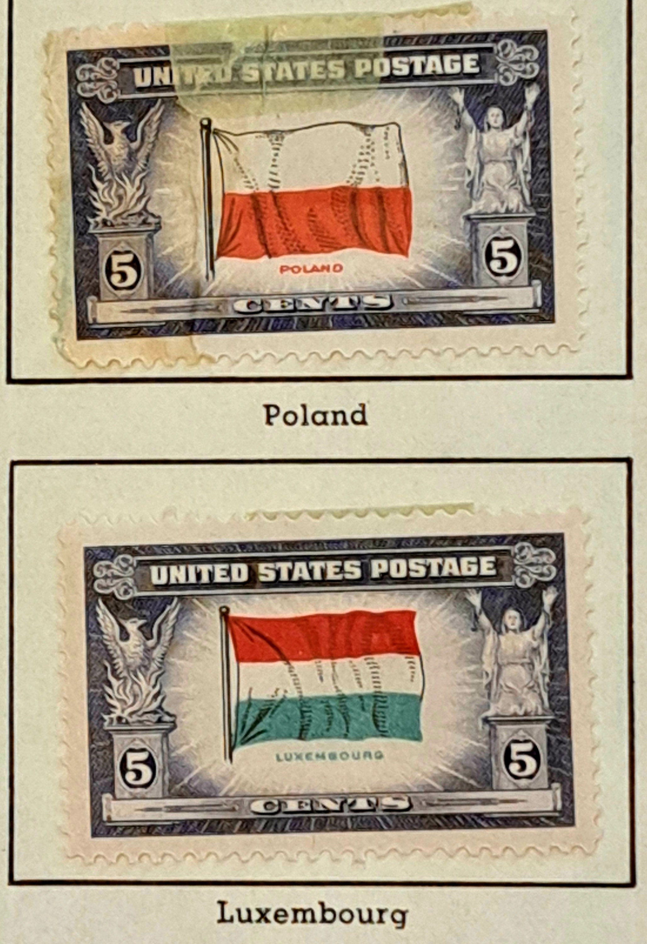 Commemorative Postage Stamp Set Of1 13 WWII Overrun Countries - Etsy