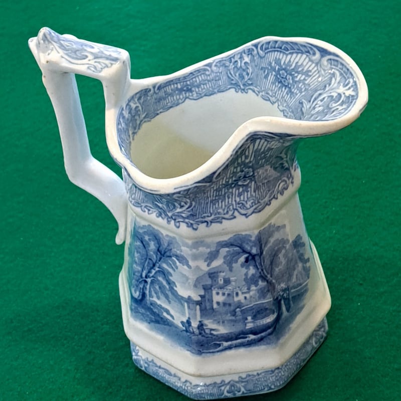 Antique Light Blue Pitcher - Etsy