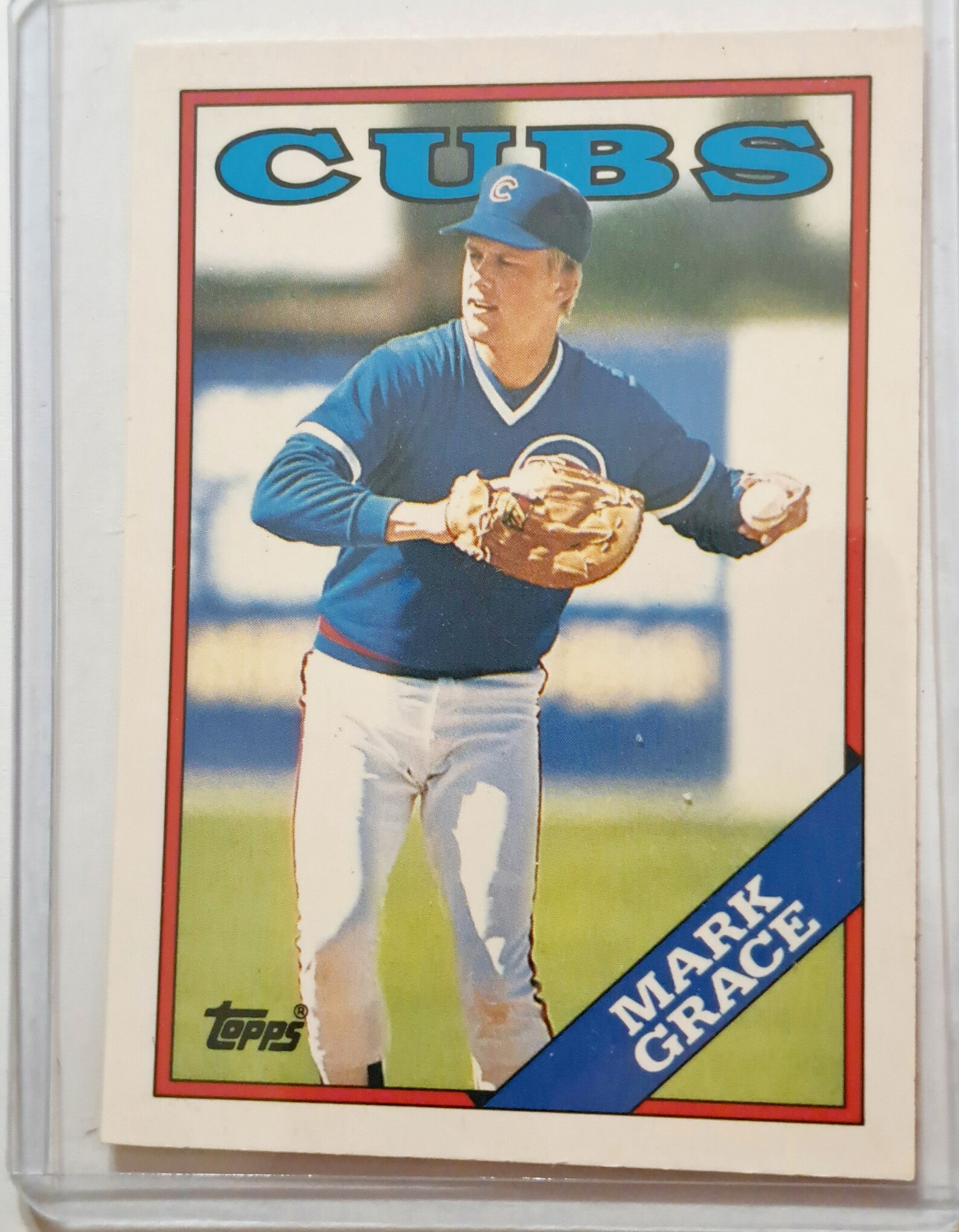 Vintage Set of Four Mark Grace Rookie Cards 1988 - Topps, Donruss ...
