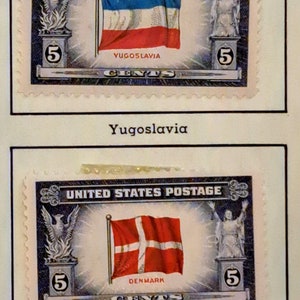 Commemorative Postage Stamp Set Of1 13 WWII Overrun Countries - Etsy