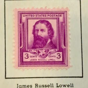 1940 Great Americans Postage Stamp Series - Authors & Poets - Etsy