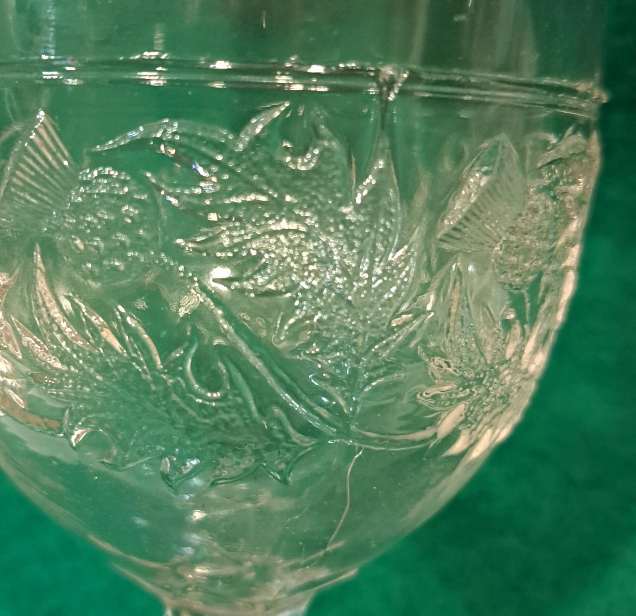 Vintage EAPG Clear Glass Spooner Thistle Pattern 5 1/2" - Etsy