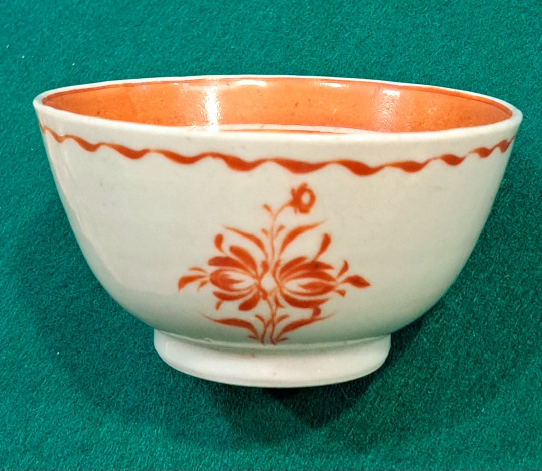 Vintage Late 18th Century Lowestoft Soft Porcelain Hand Painted Tea Cup ...