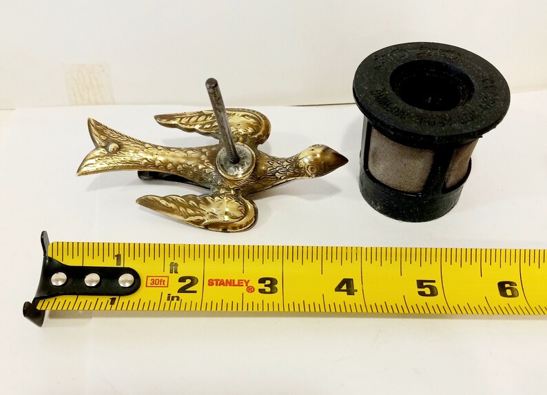 Funny Little Vintage Brass Bird Desk Organizer for Phone Messages - Etsy
