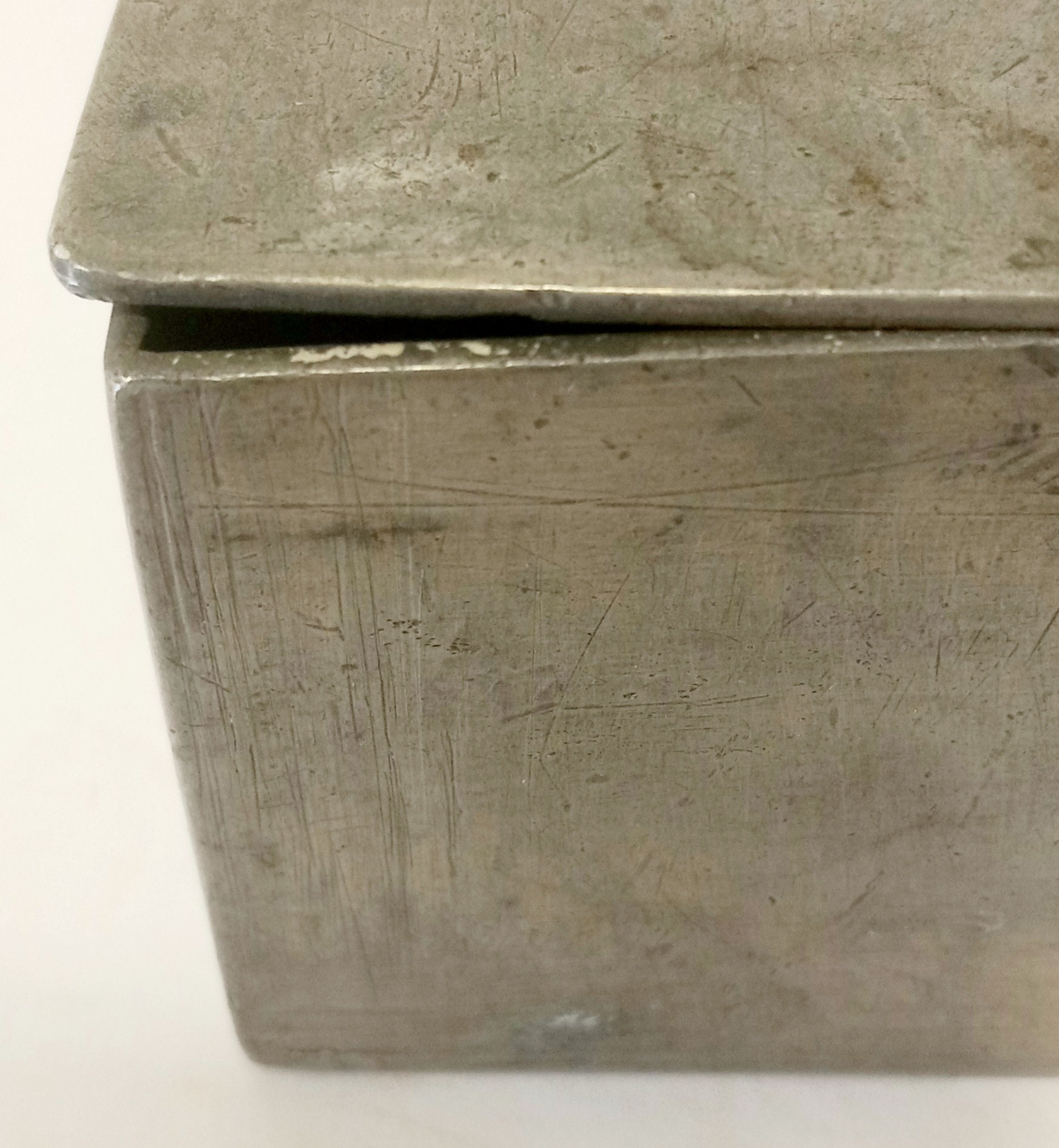 Vintage Pewter Rectangular Box With Hinged Lid 4 3/4", Late 1700s - Etsy