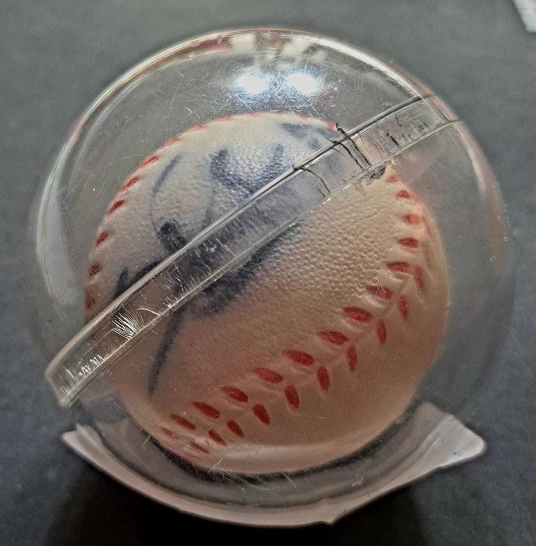 Vintage Child's Souvenir Baseball Plastic Case Signed Sergio Romo - Etsy