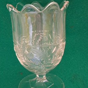 Vintage EAPG Clear Glass Spooner Thistle Pattern 5 1/2" - Etsy