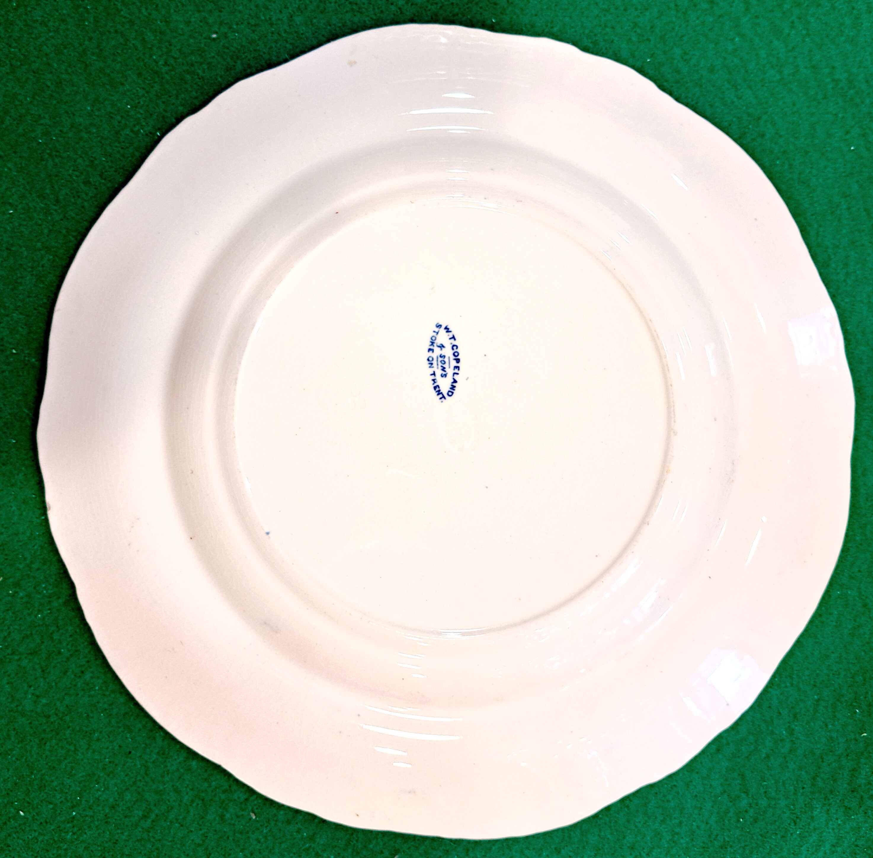 Rare Pair of Vintage Robin Hood Series Flow Blue Dinner Plates 10 1/2 ...