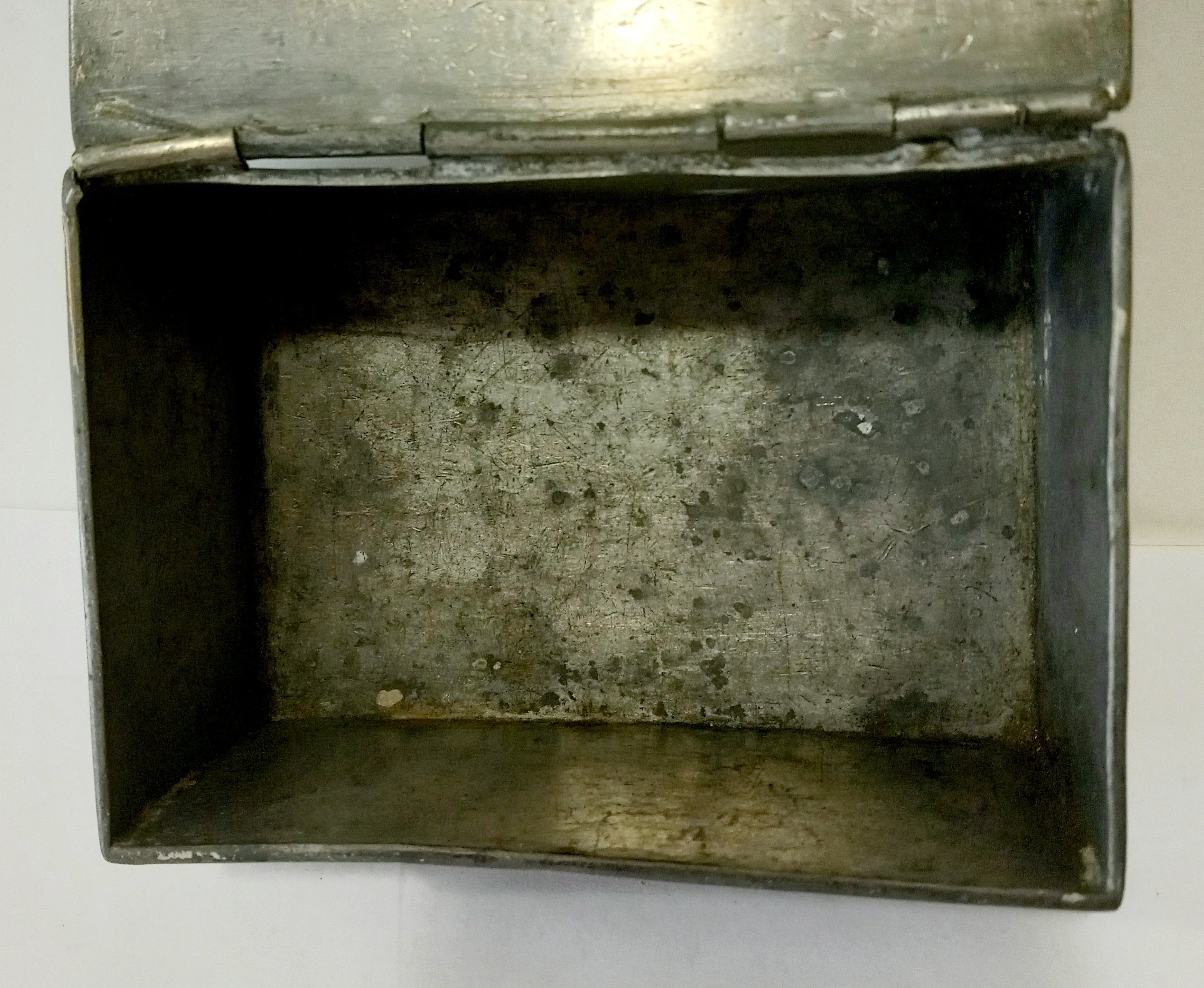 Vintage Pewter Rectangular Box With Hinged Lid 4 3/4", Late 1700s - Etsy