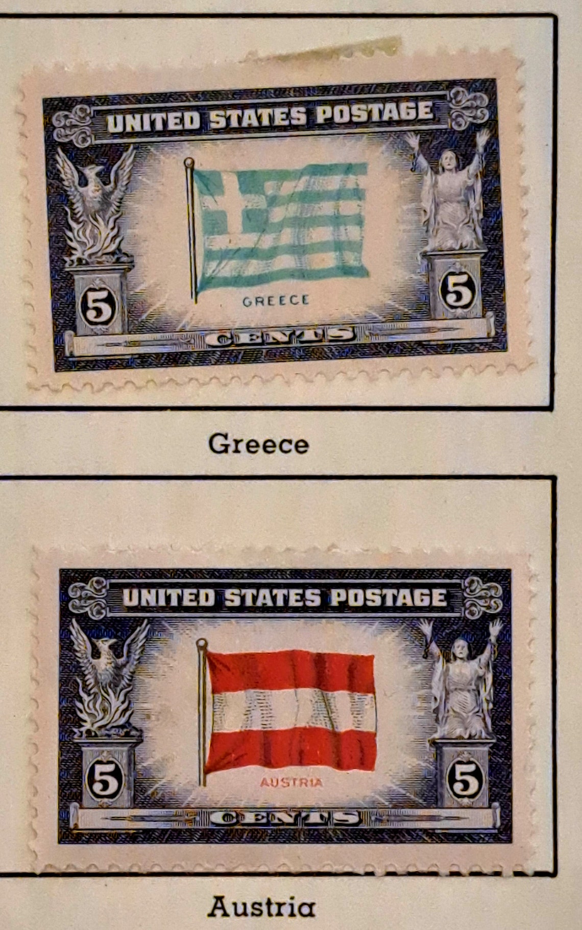 Commemorative Postage Stamp Set Of1 13 WWII Overrun Countries - Etsy