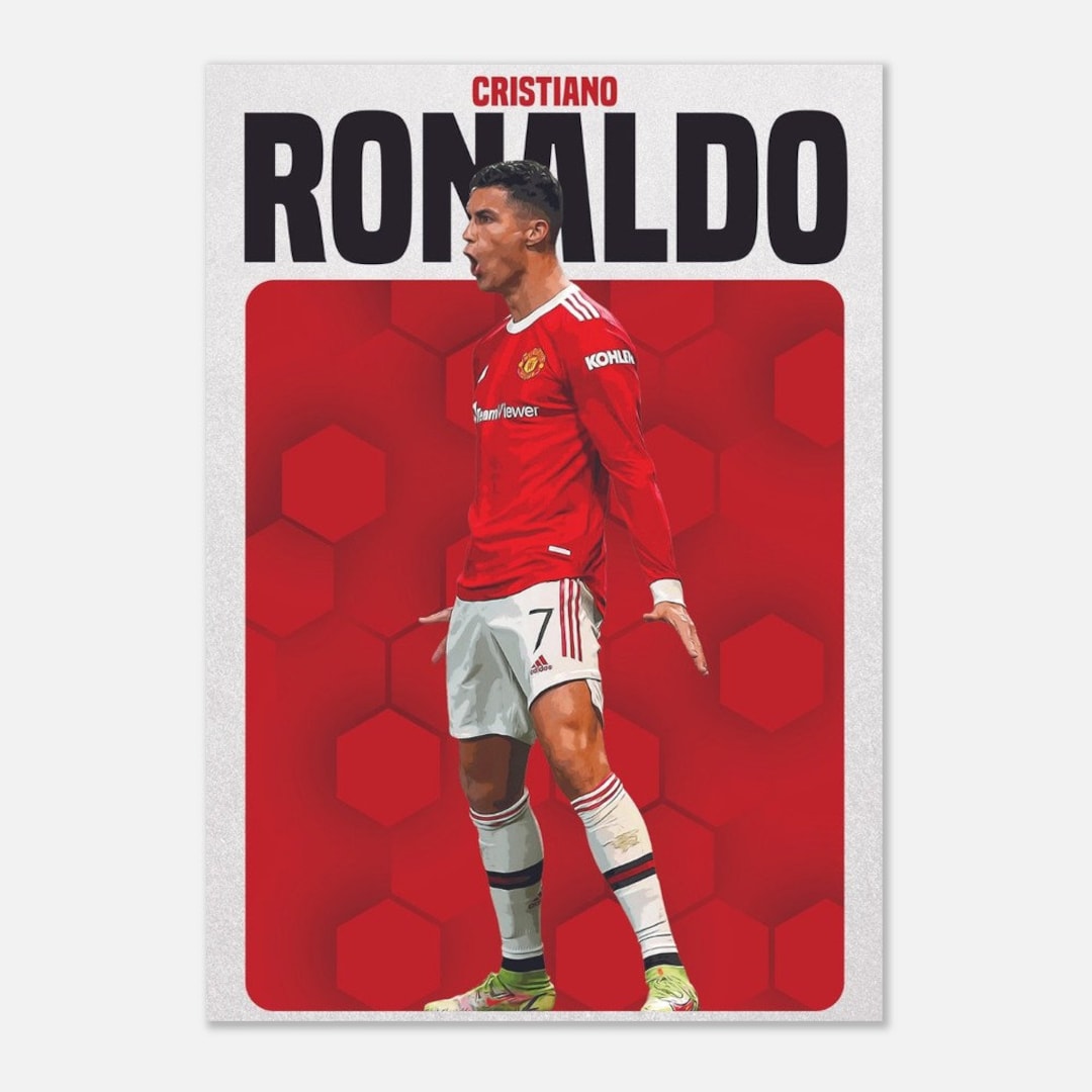 Cristiano Ronaldo Classic Matte Paper Poster - Etsy