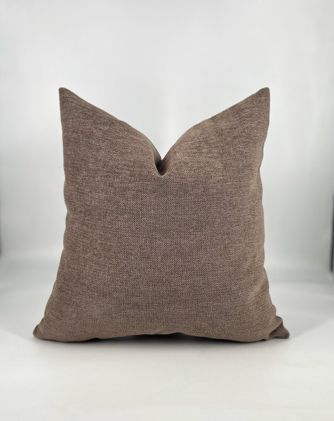 Brown Textured Throw Pillow Cover, Modern Farmhouse Decor - Etsy