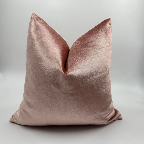 Salmon Velvet Pillow - Etsy