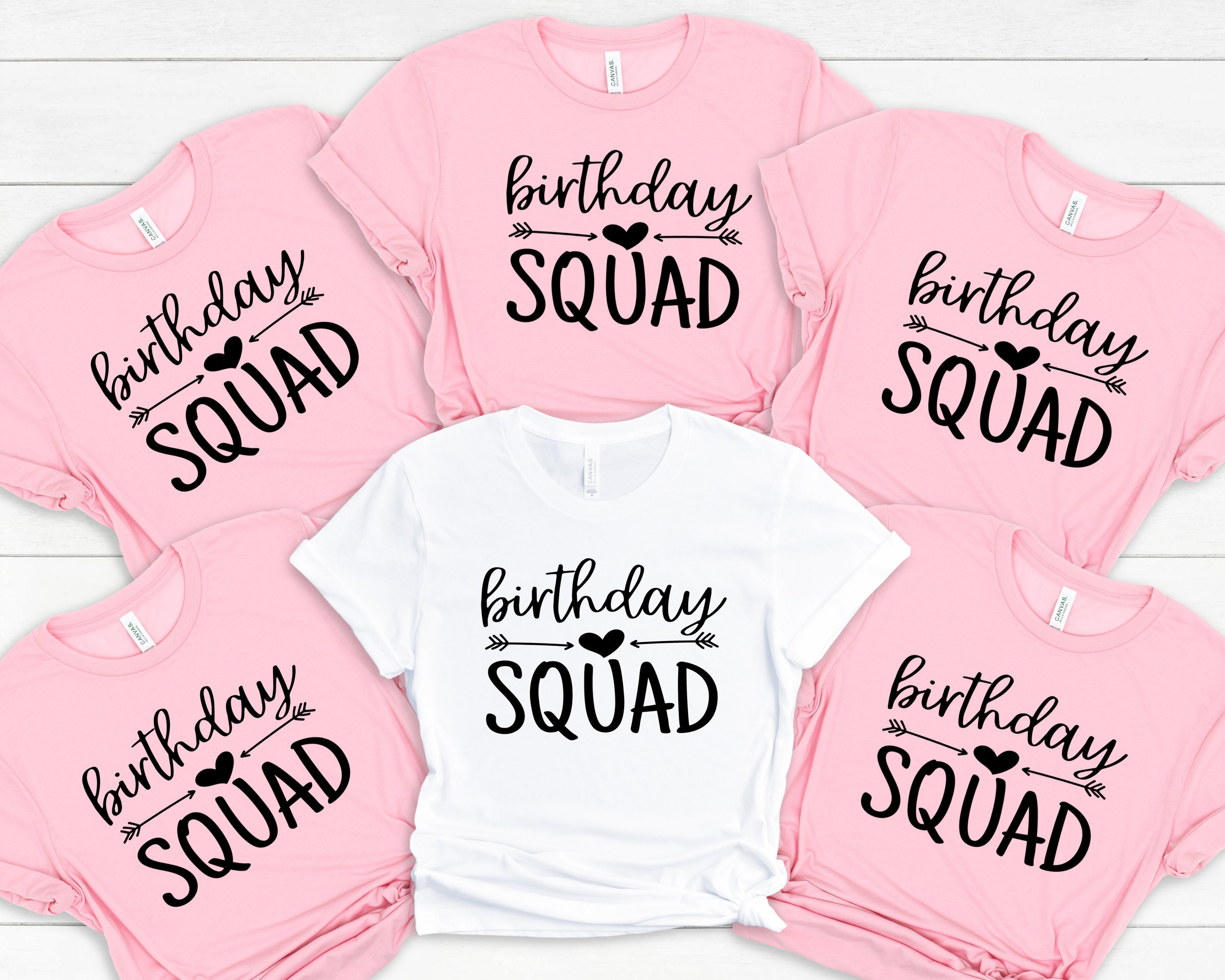 Happy Birthday Squad, Birthday Squad Shirts, Birthday Team Shirt ...