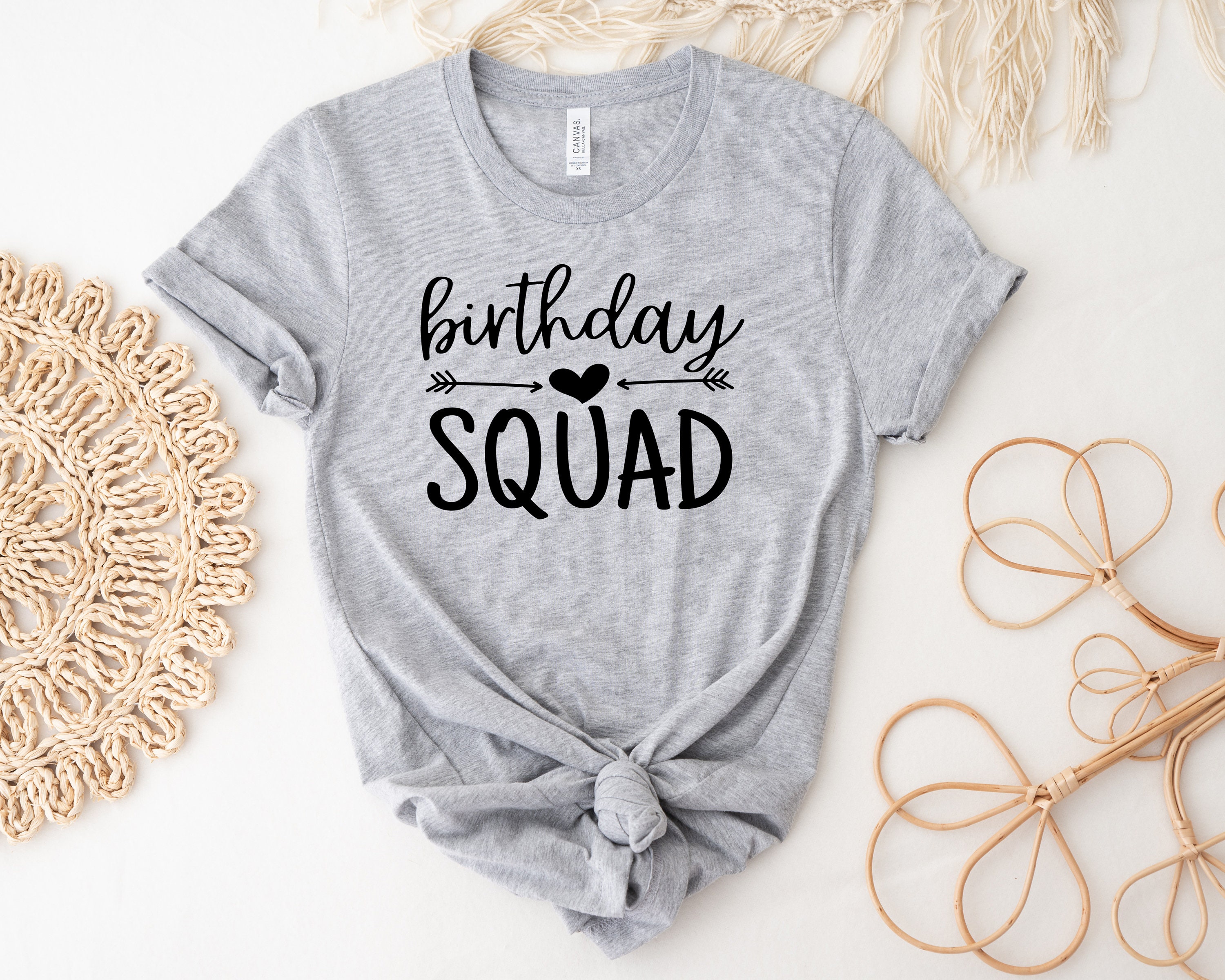 Happy Birthday Squad, Birthday Squad Shirts, Birthday Team Shirt ...