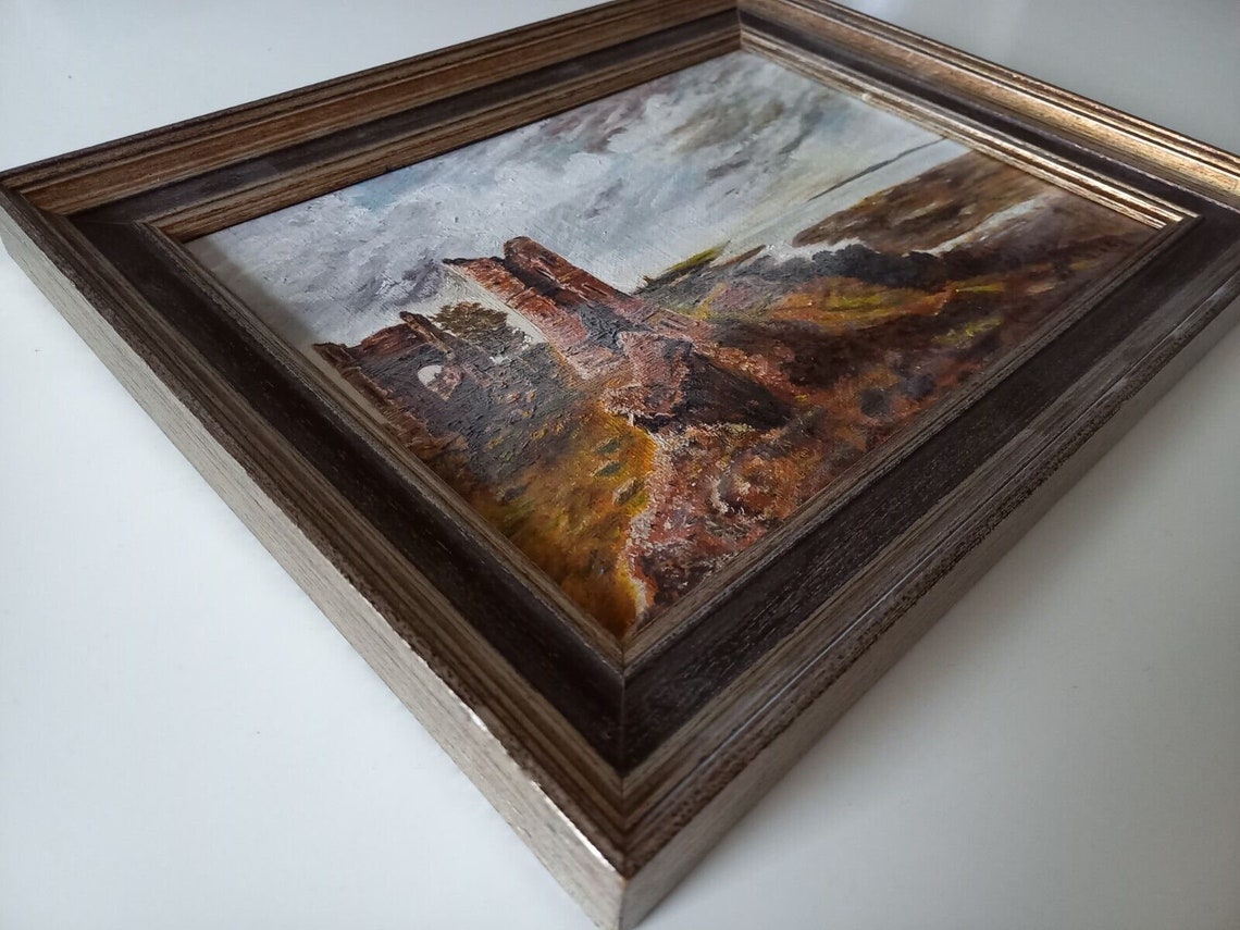 HAND-PAINTED Oil Painting on Cardboard After John Constable | Hadleigh ...
