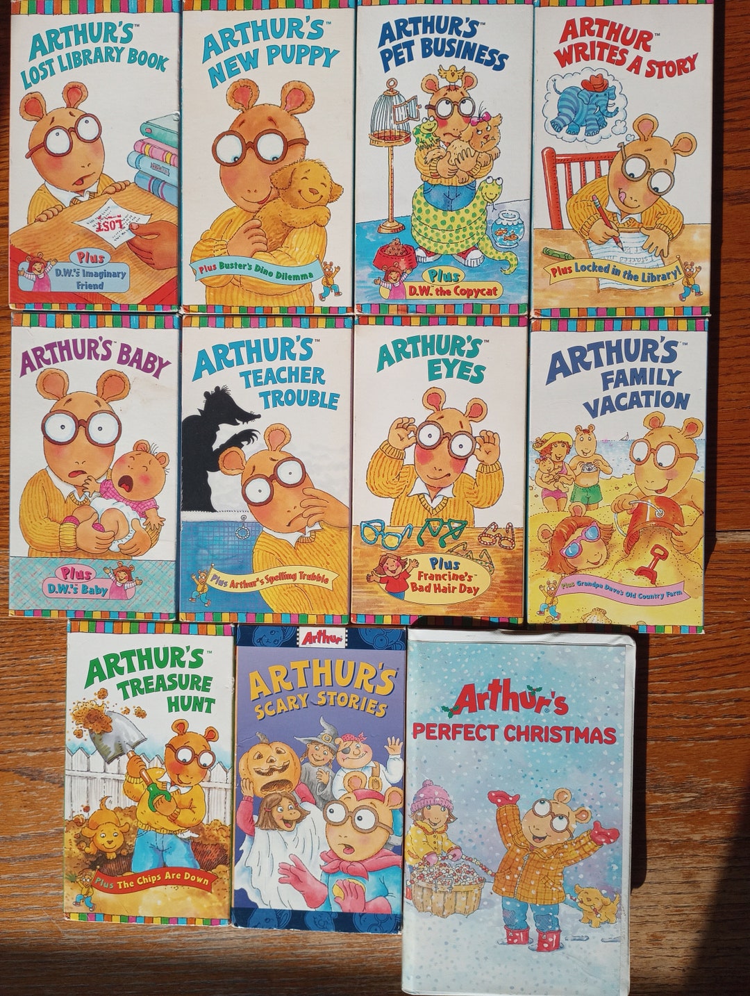 Arthur VHS Lot 12 Tapes - Etsy