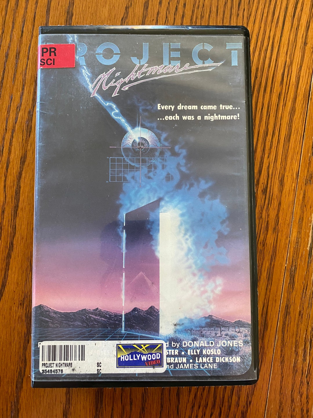 Project Nightmare Horror VHS Tape RARE - Etsy