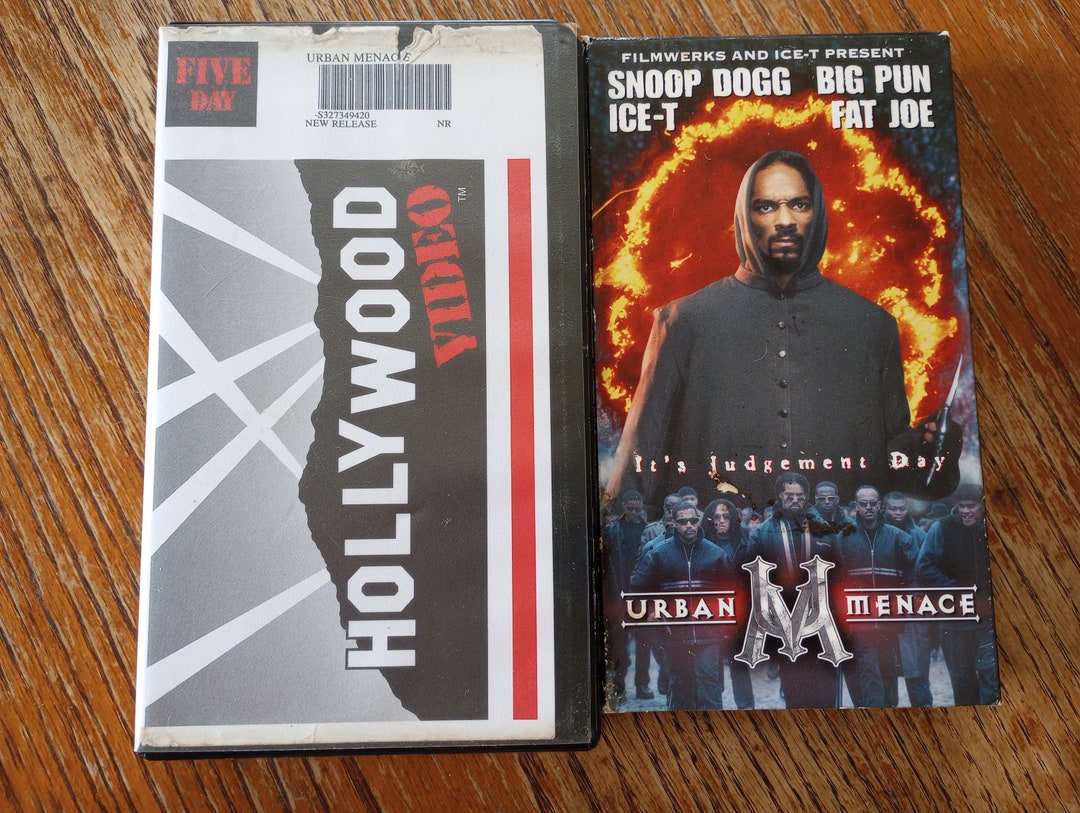 Hollywood Video Authentic VHS Rental: Urban Menace W/ Bonus Tape! - Etsy