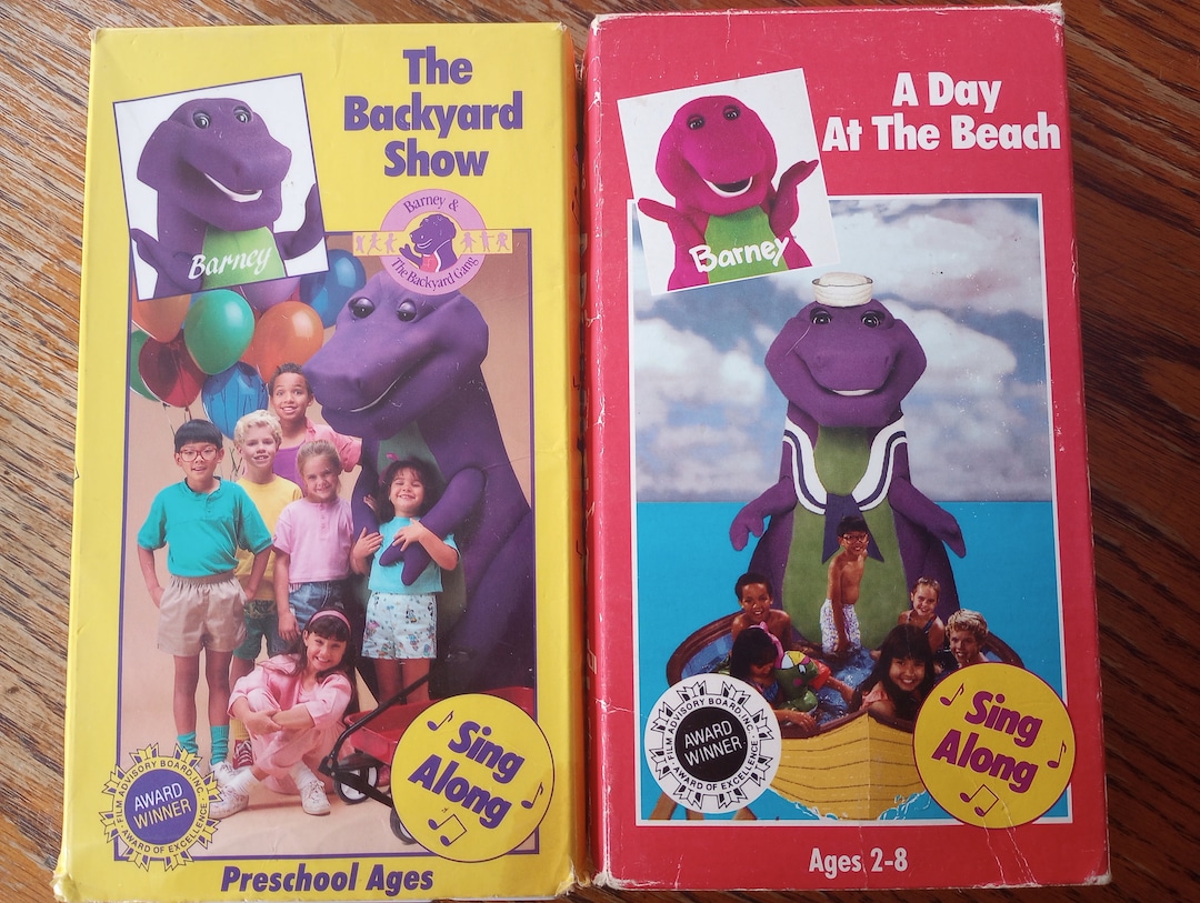 Original Barney VHS Double Pack - Etsy