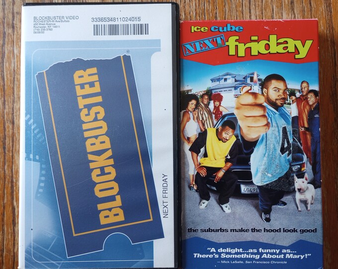 Blockbuster Authentic Rental VHS: Next Friday W/ Bonus Tape! - Etsy
