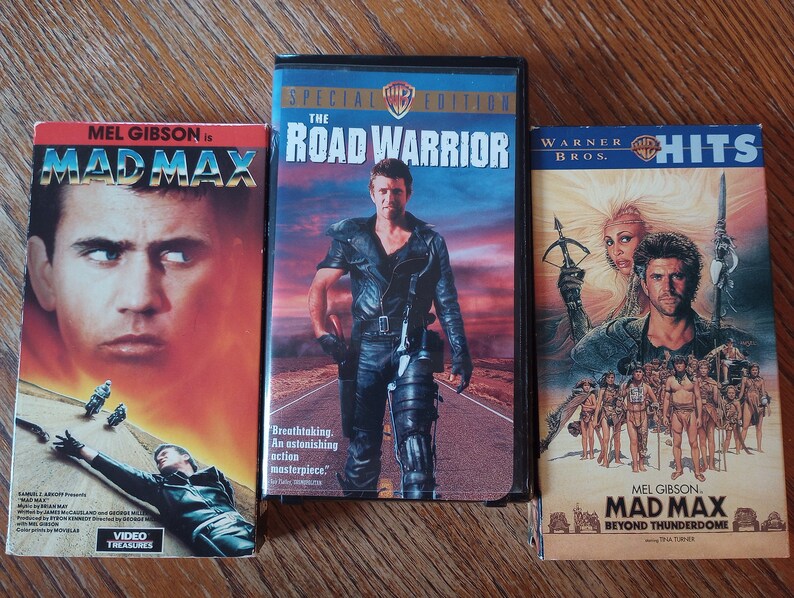 Mad Max Trilogy VHS Lot W/ Bonus Alternate Covers - Etsy