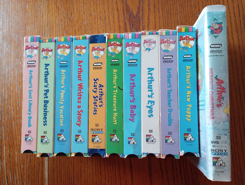 Arthur VHS Lot 12 Tapes - Etsy