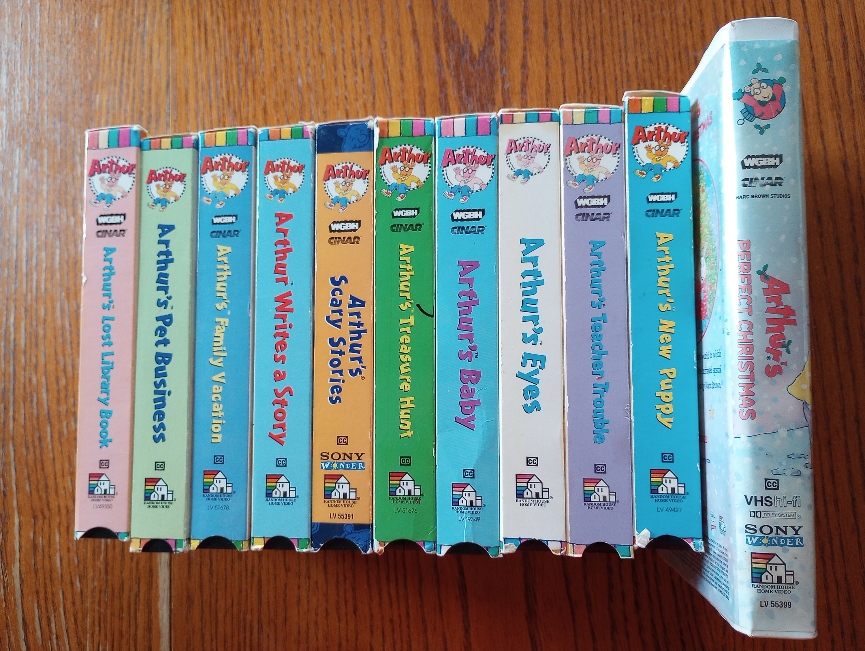 Arthur VHS Lot 12 Tapes - Etsy
