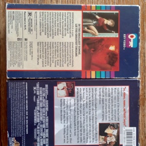 Classic 1980's VHS Lot 6 Tapes - Etsy