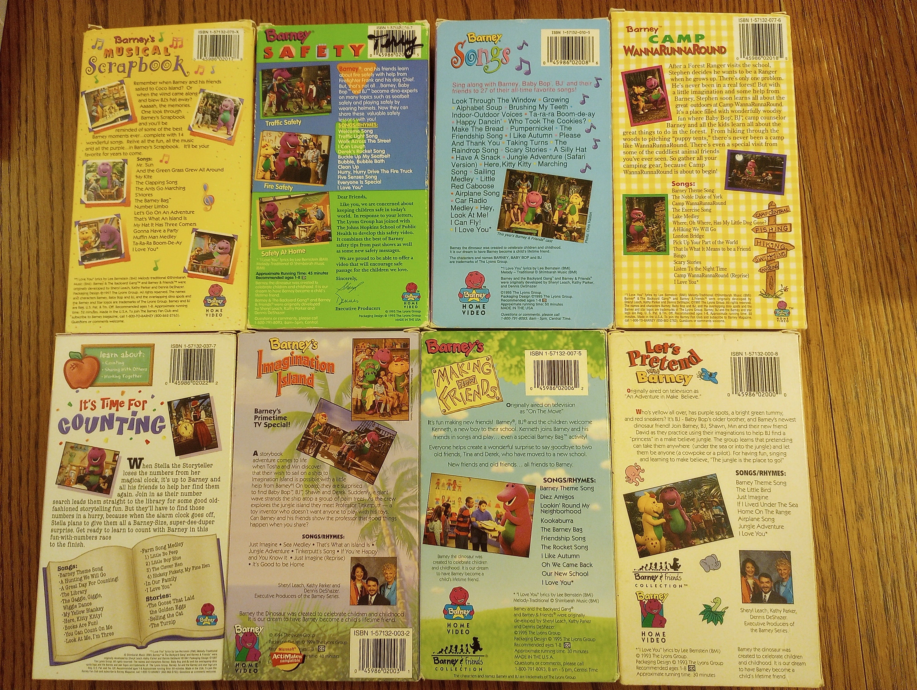 Barney VHS Lot 22 Different Tapes - Etsy