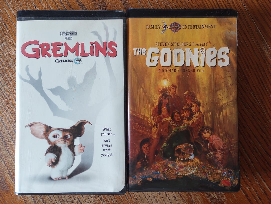 Gremlins & the Goonies VHS Double Feature - Etsy