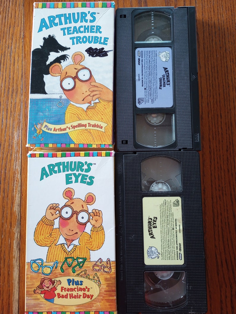 Arthur VHS Lot 12 Tapes - Etsy