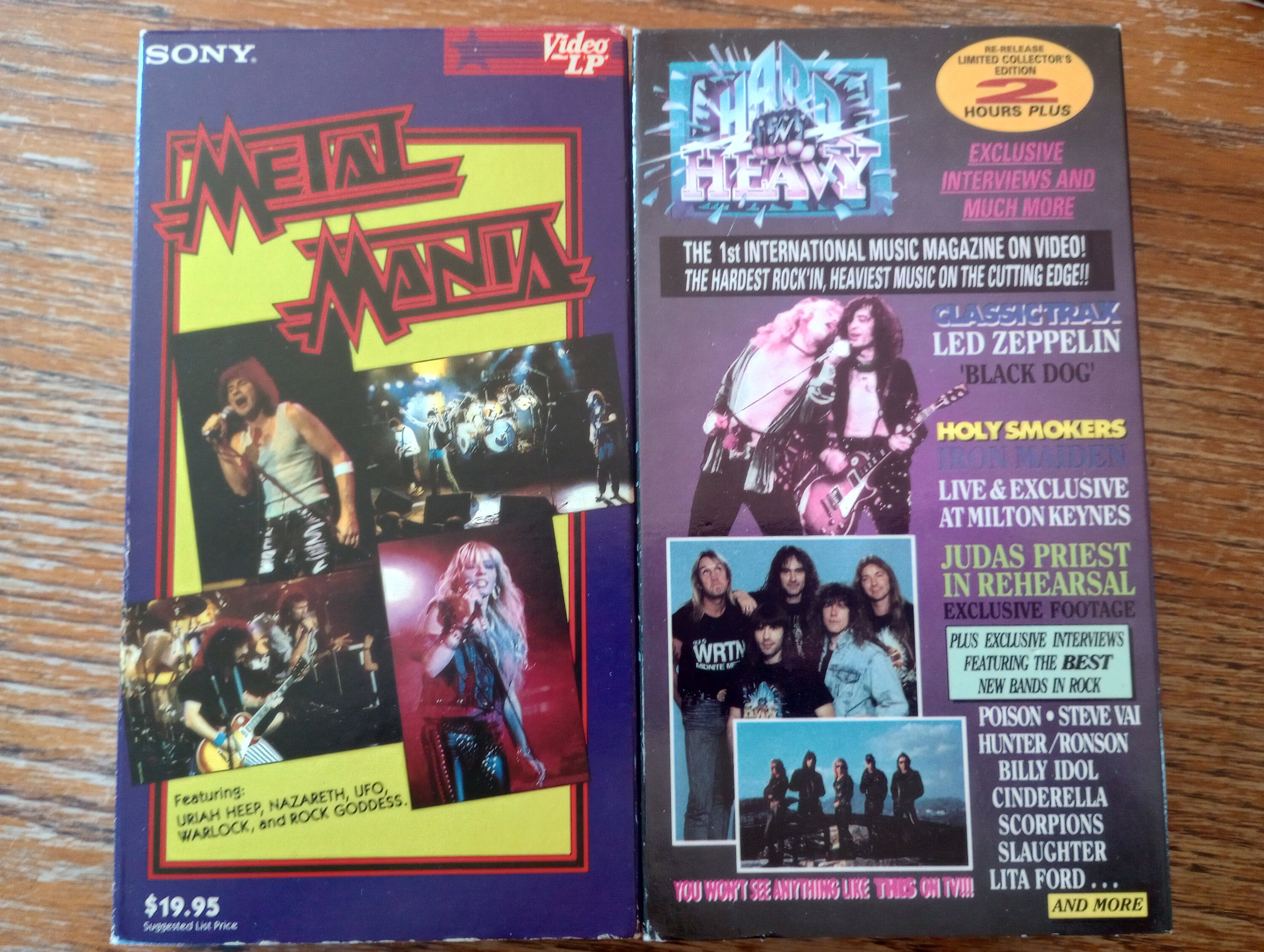 Metal Head VHS Lot - 4 Tapes (metal Head Magazine, Metal Mania, Hard N Heavy) - Etsy