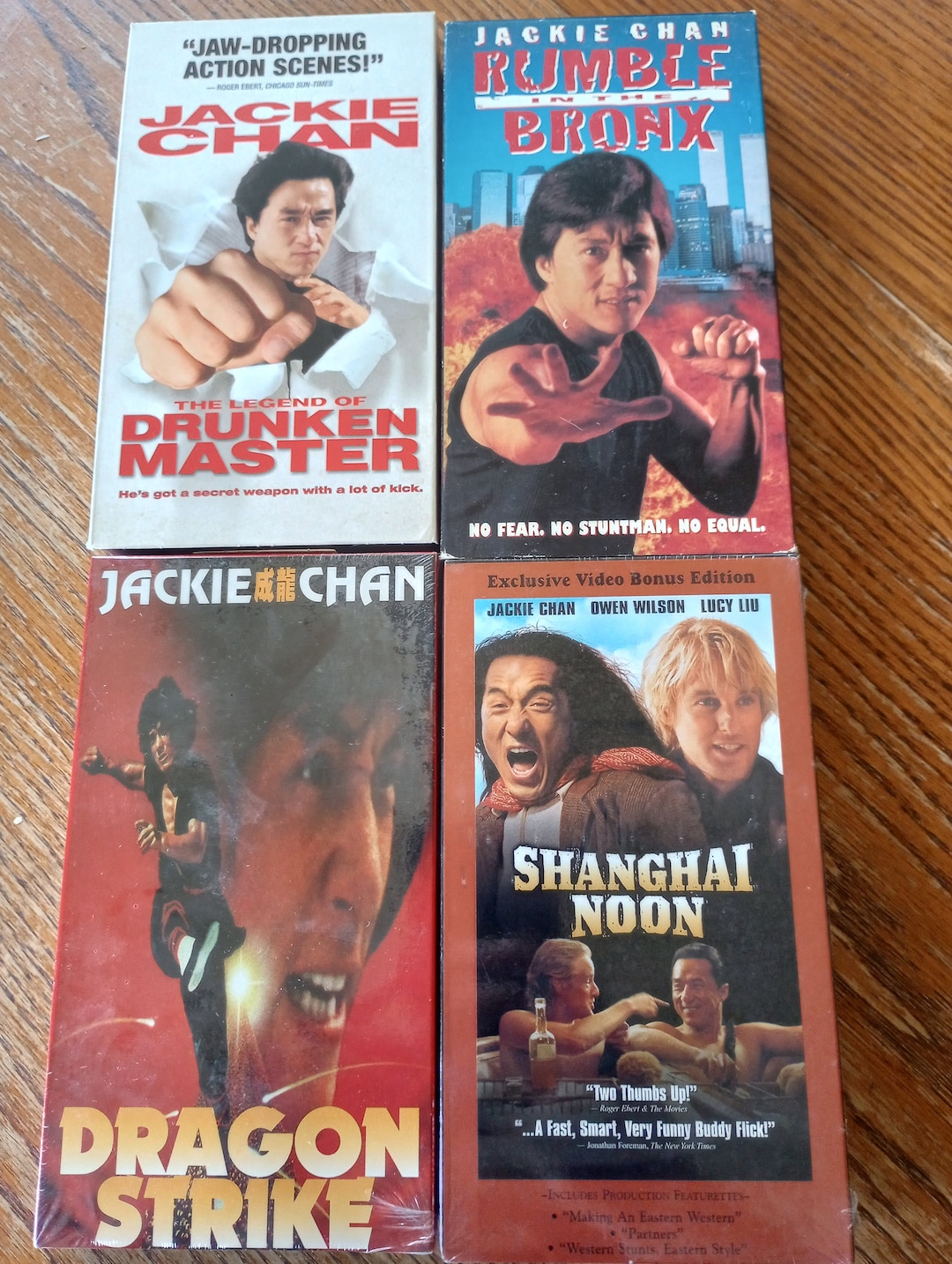 Jackie Chan VHS 4-film Lot two Sealed - Etsy