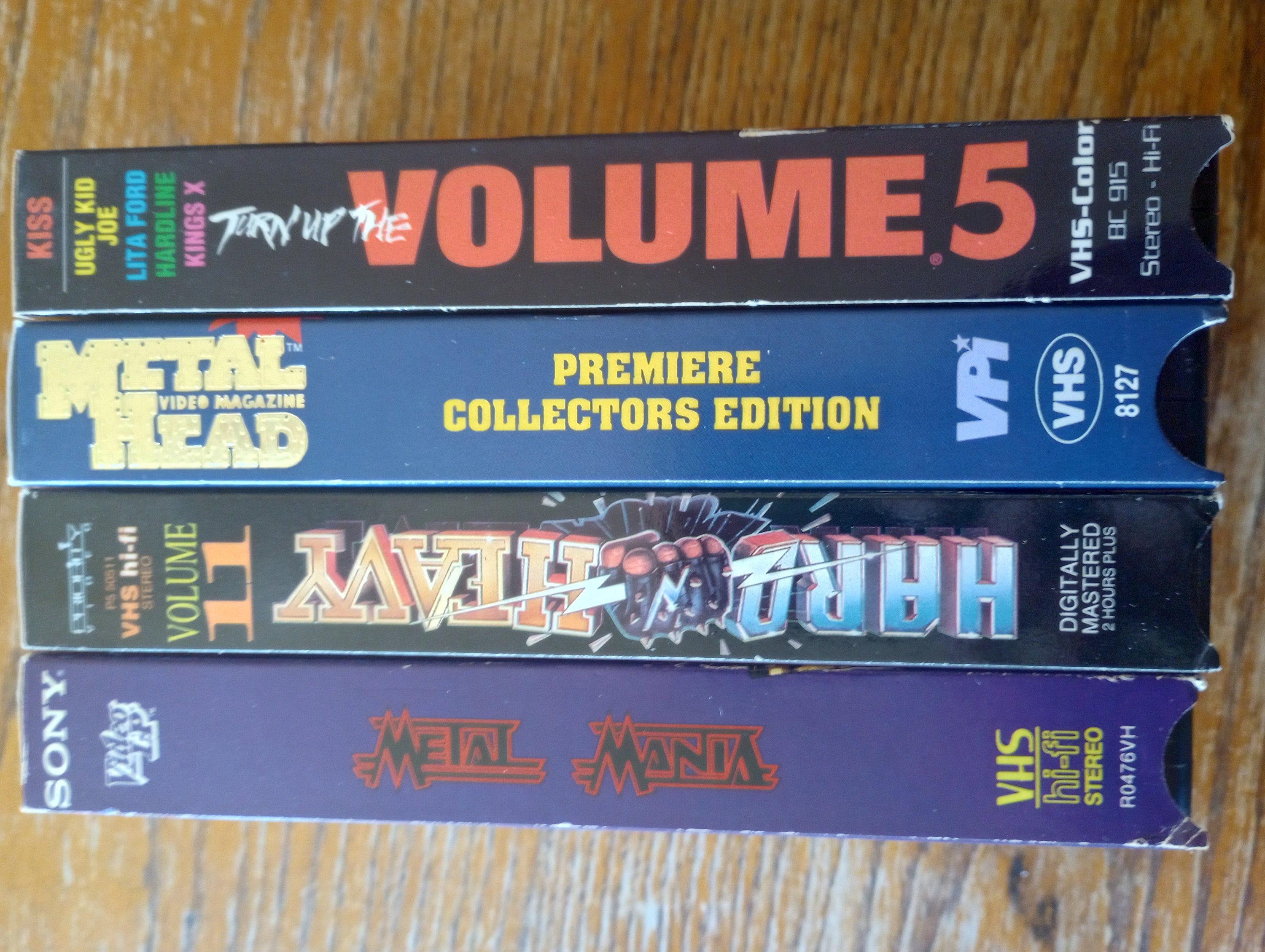 Metal Head VHS Lot 4 Tapes metal Head Magazine, Metal Mania, Hard N Heavy - Etsy