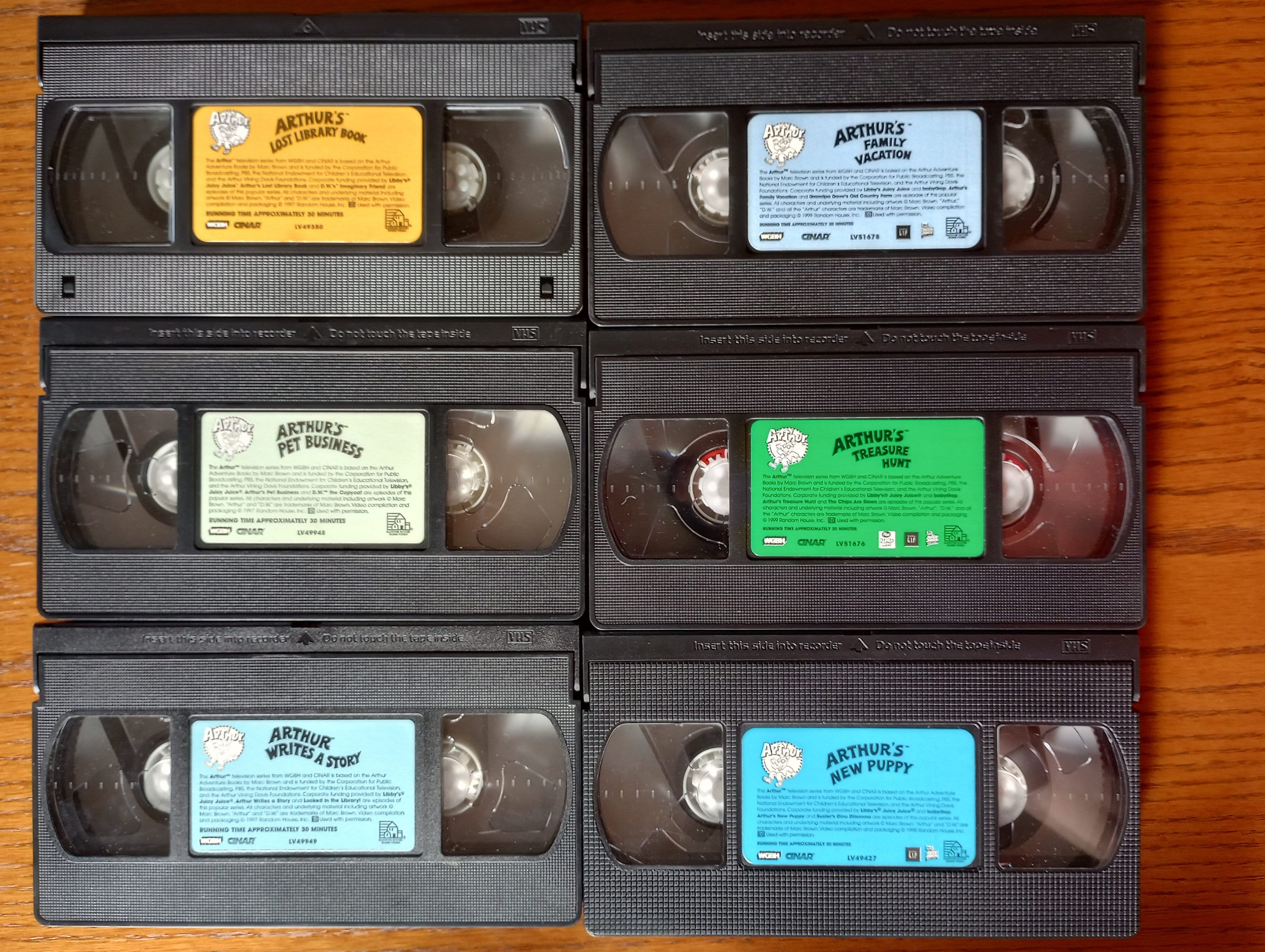 Arthur VHS Lot 12 Tapes - Etsy