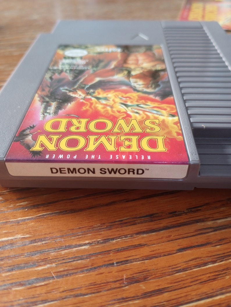 Deadly Towers & Demon Sword NES Cartridges W/ Manuals - Etsy