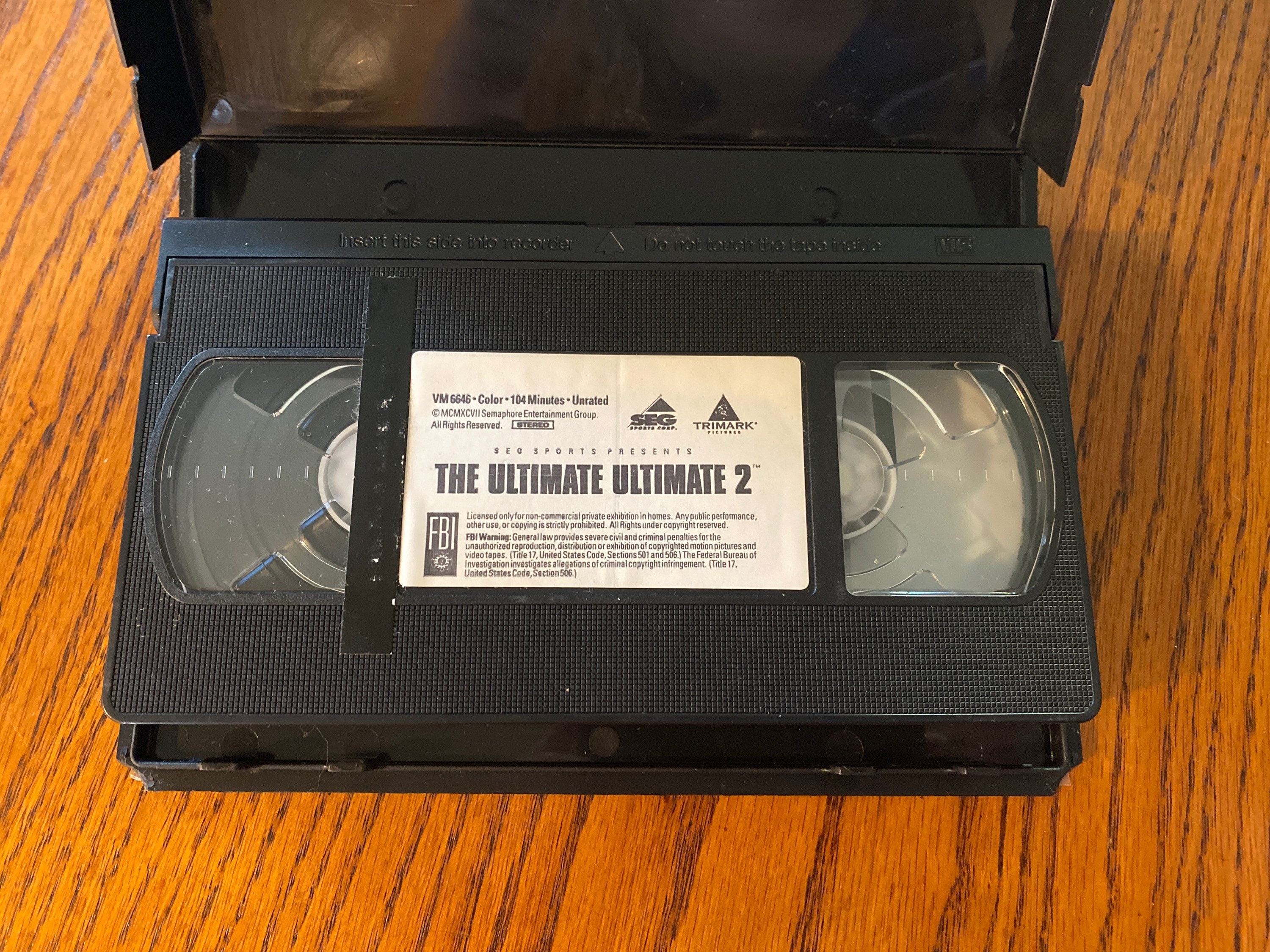 Hollywood Video Authentic VHS Rental- UFC: the Ultimate Ultimate 2 - Etsy